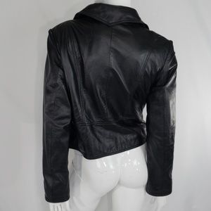 Rampage | Jackets & Coats | Vintage Rampage Black Leather Moto Jacket M ...